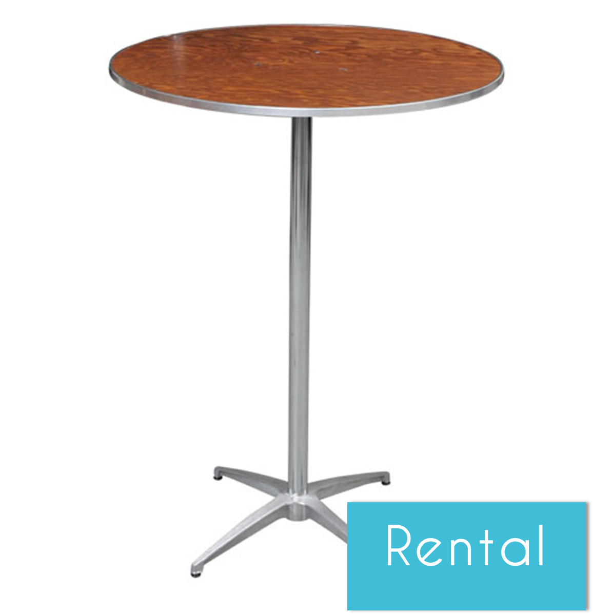 36" x 42" Round Cocktail Table – Stylized Events